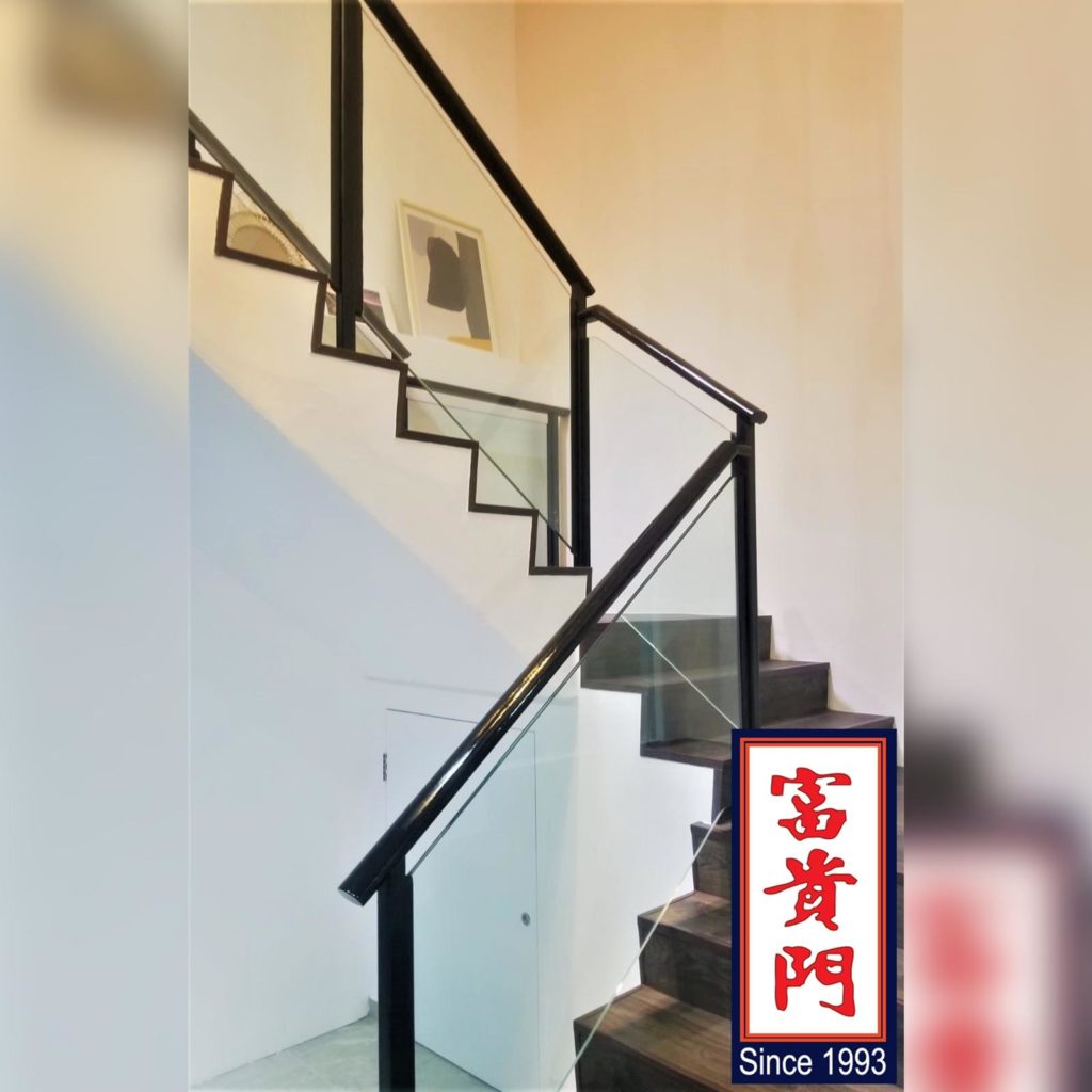 Mild Steel Glass Railings | Fortune Decogate